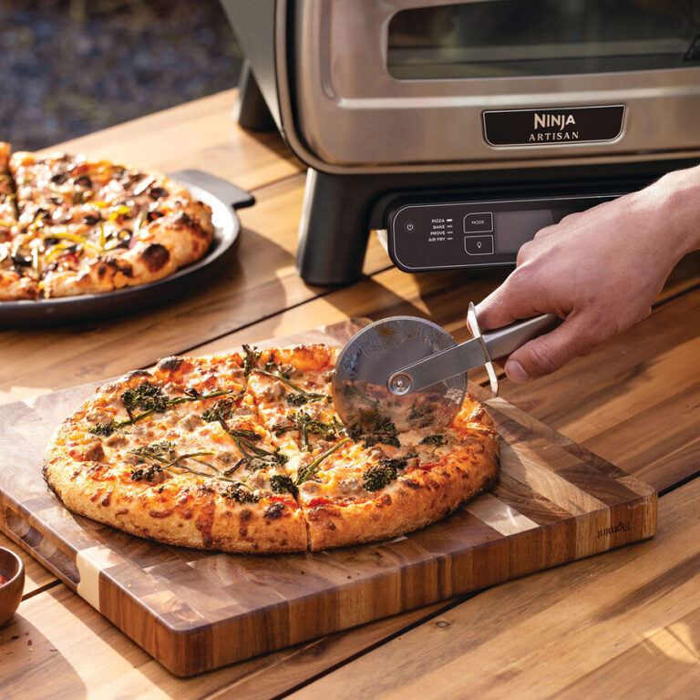 Horno de pizza eléctrico para exteriores y freidora de aire Ninja ...